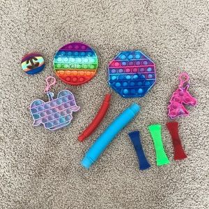 Fidget Toy | Toys | Fidget Variety Bundle Pop Its Snappers Tubes Mesh ...